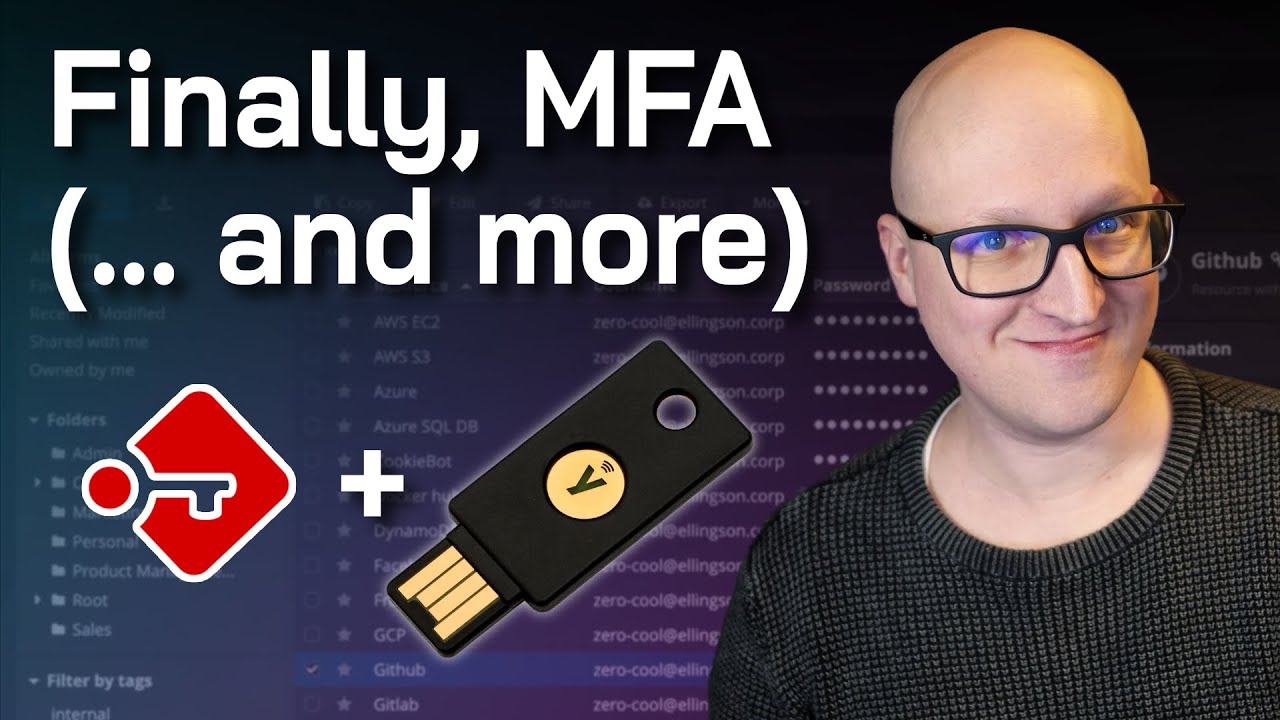 Passbolt + YubiKey 2FA in community edition! - YouTube