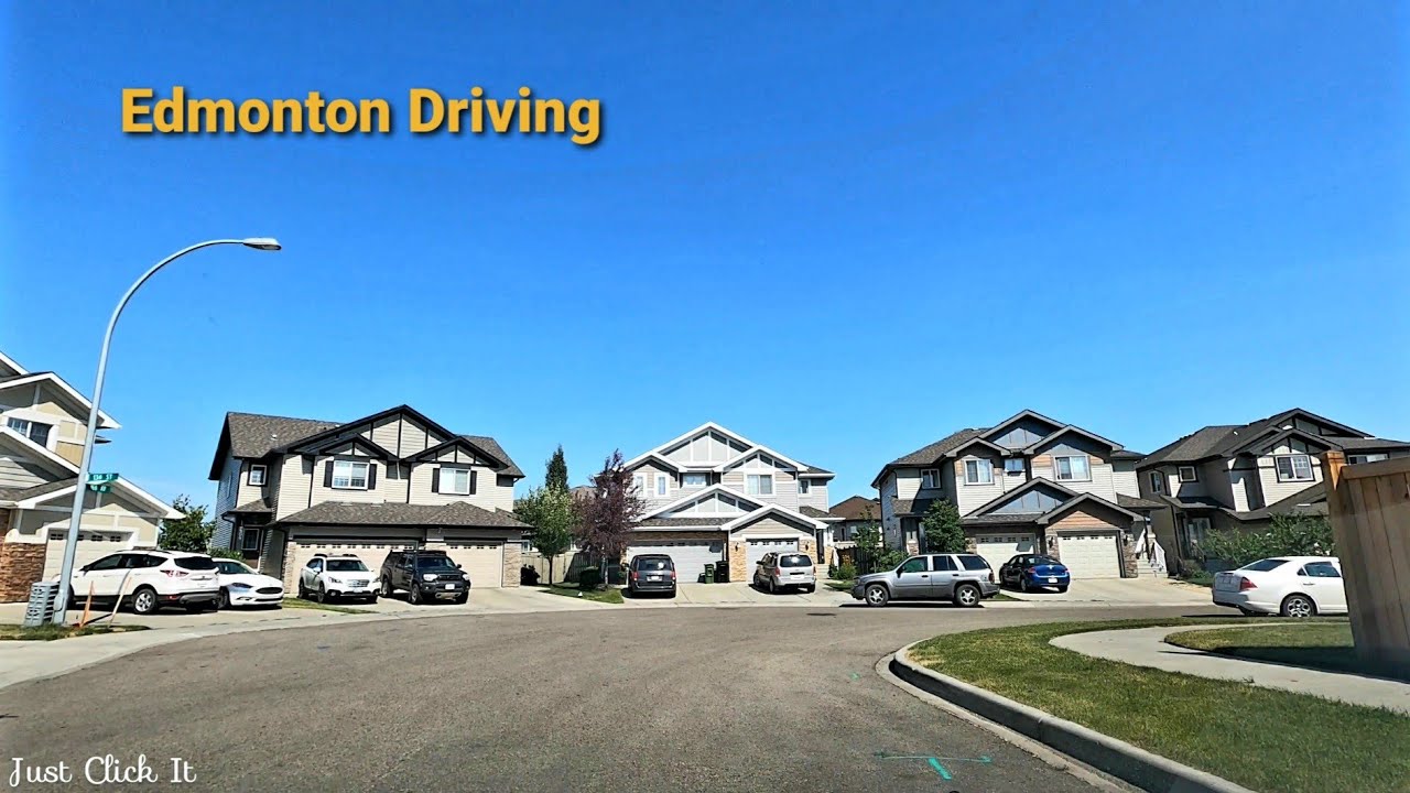 Driving around Carlton Neighborhood, Edmonton, AB, Canada 🇨🇦 - YouTube