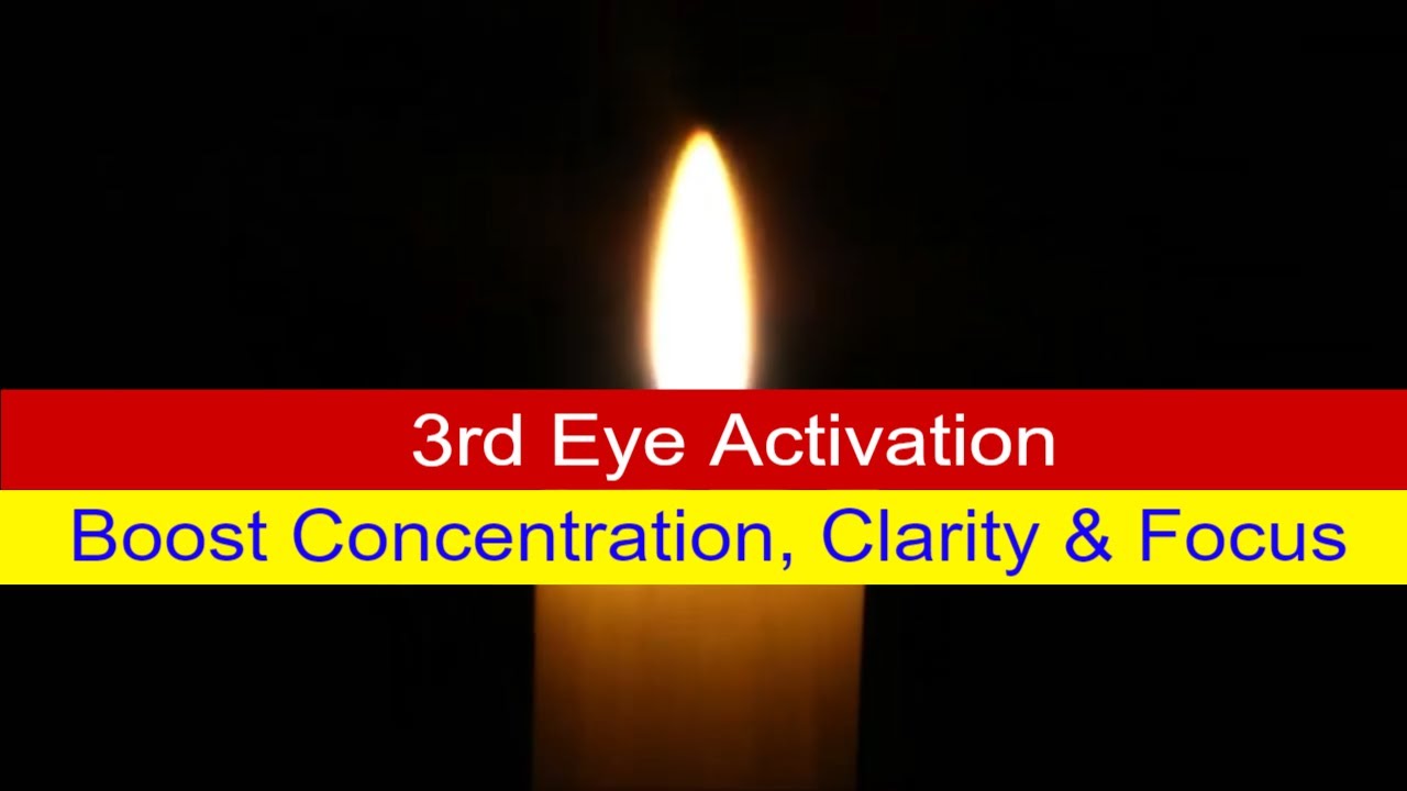 Candle Flame Meditation | Music for Concentration | Enhance Clarity and ...