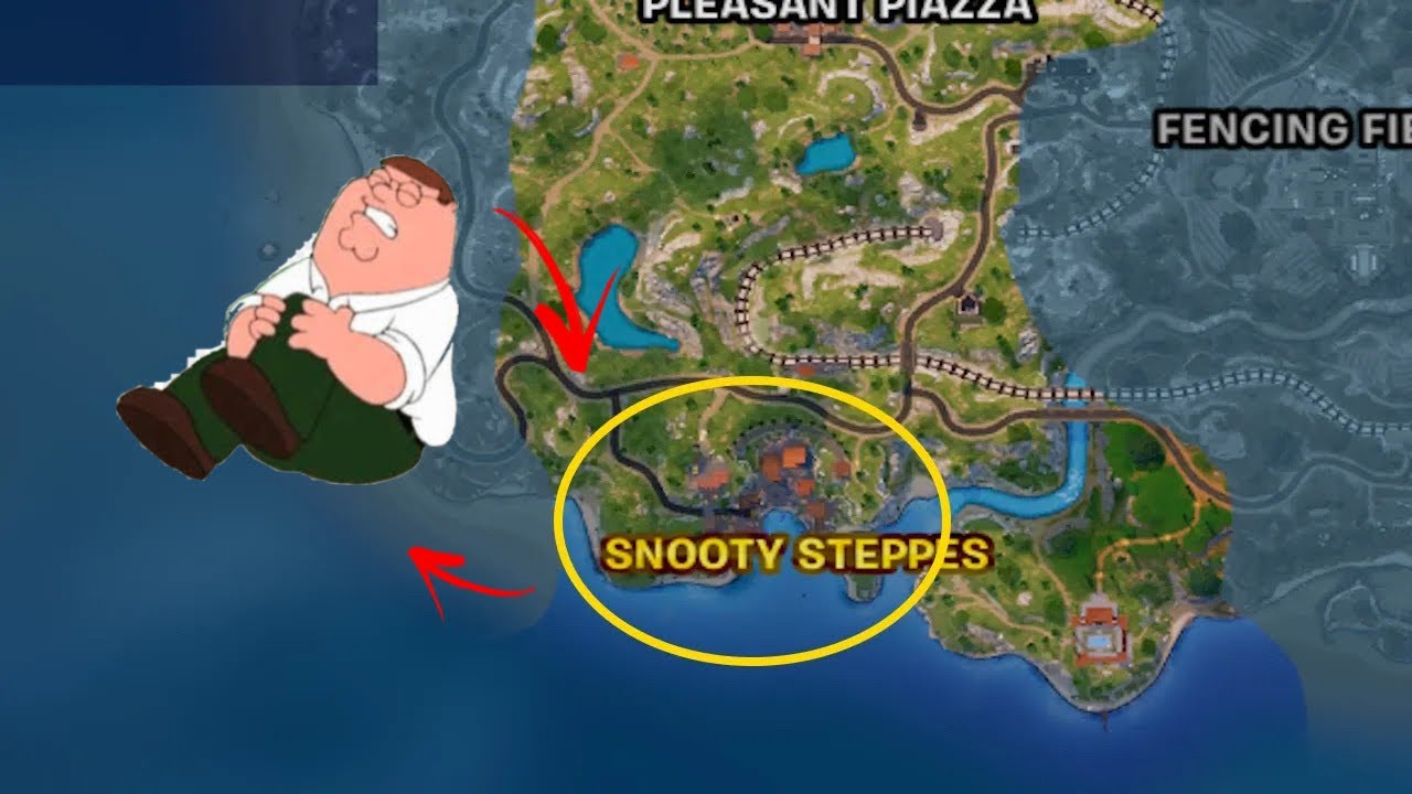 Snooty Steppes Challenge In Fortnite (PETER GRIFFIN FROM HOUSEHOLD DUDE ...