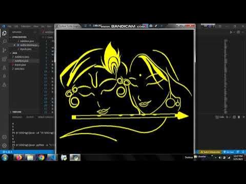 Lord Radha&Krishna by python - YouTube