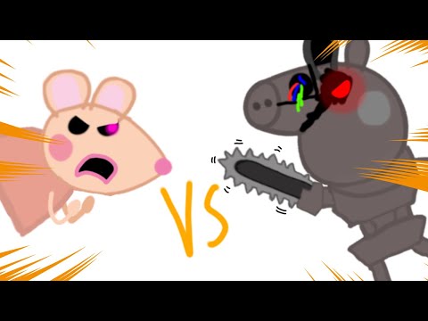 How Mousy Got Her Legs | Piggy Roblox Skin Update with Robby (Mousy vs. Robby, Part 1)