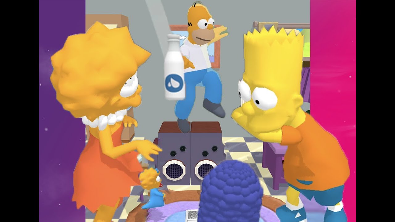 Satisfying mobile games - Bottle Jump 3D Simpson version, Twerk ...