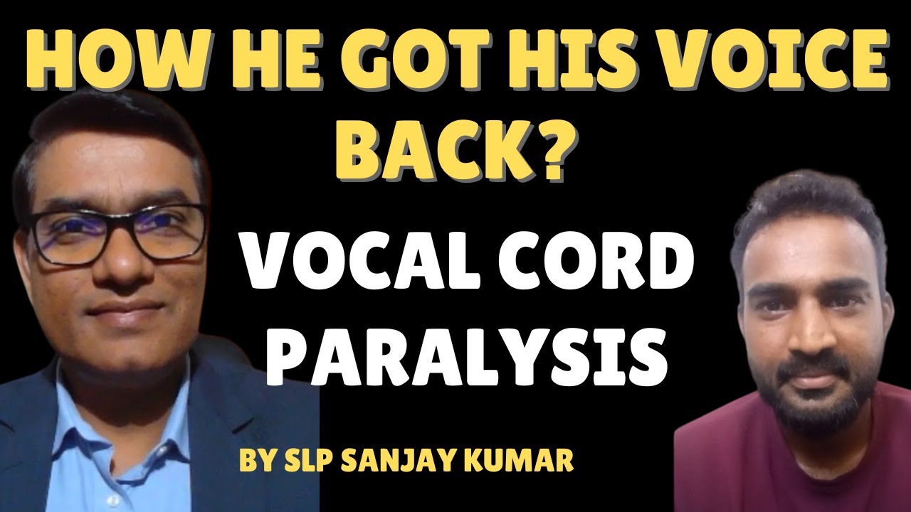 How He Got His Voice Back? | Vocal Cord Paralysis | Final Result | SLP ...