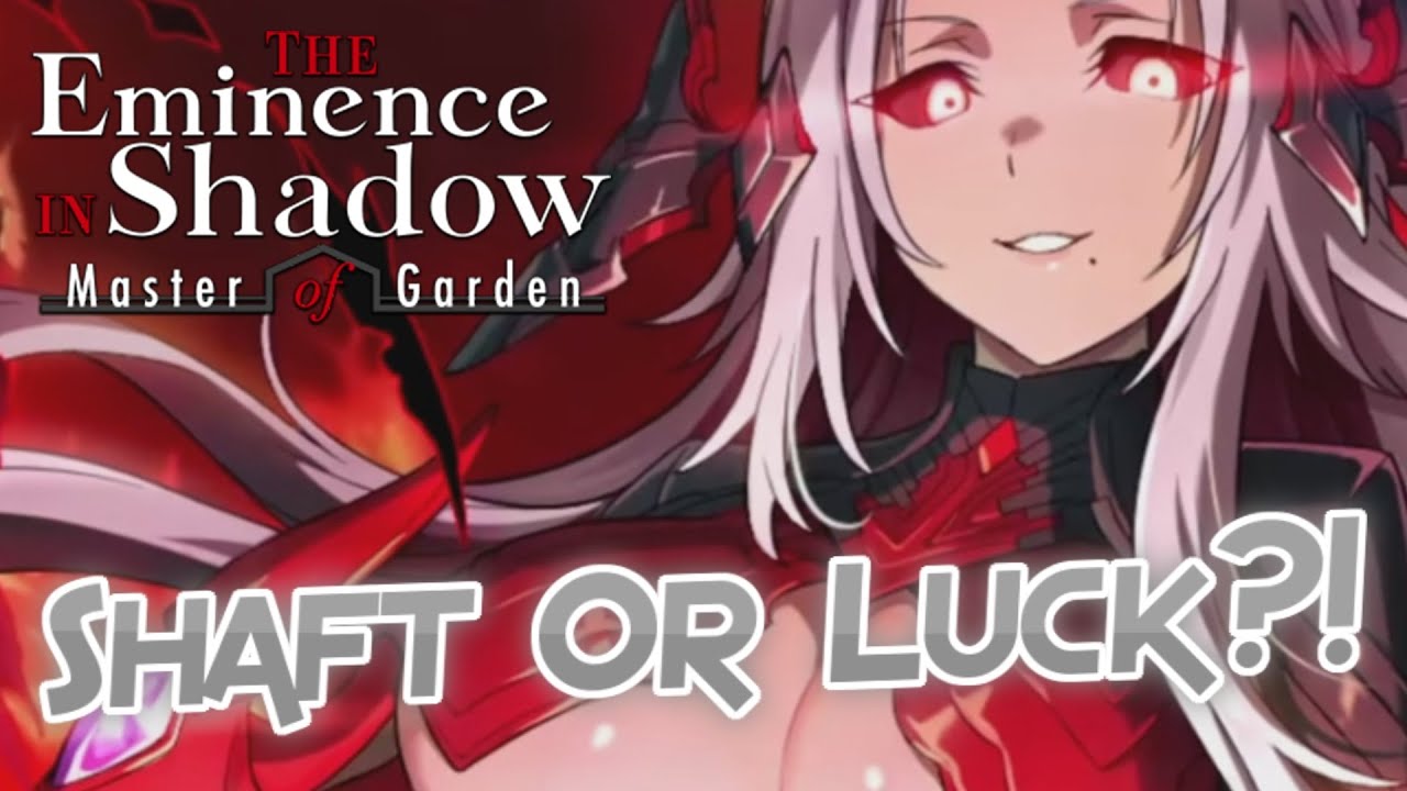 The Eminence In Shadow: Master Of Garden - SF Demon Gamma Banner Summons [Shaft Or Luck?!] - YouTube