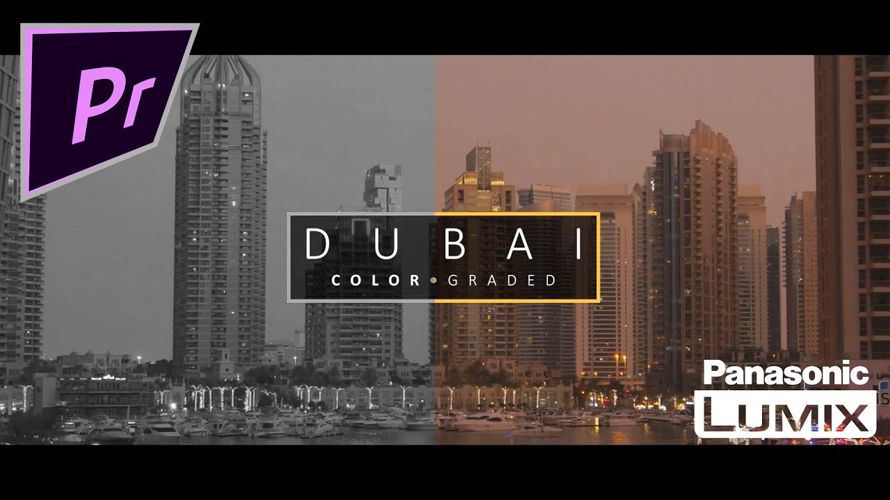 Dubai - color graded in Premiere - YouTube
