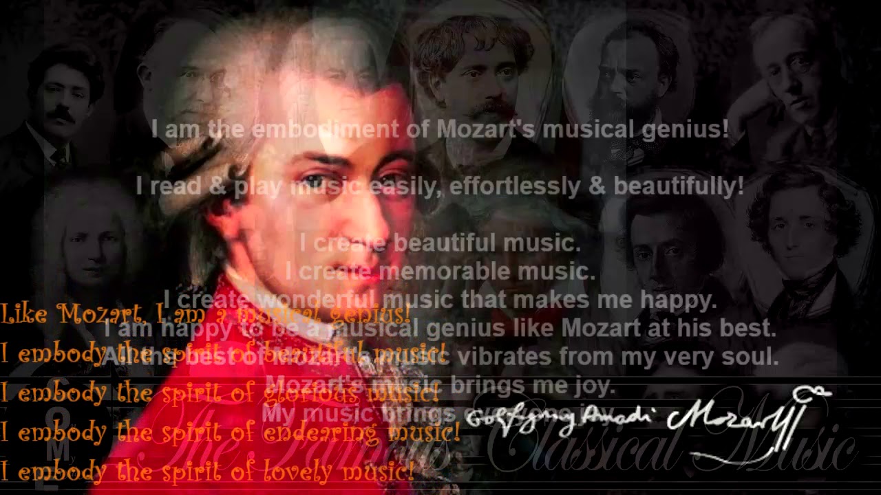 Like Mozart, I am a Musical Genius SUBLIMINAL - YouTube