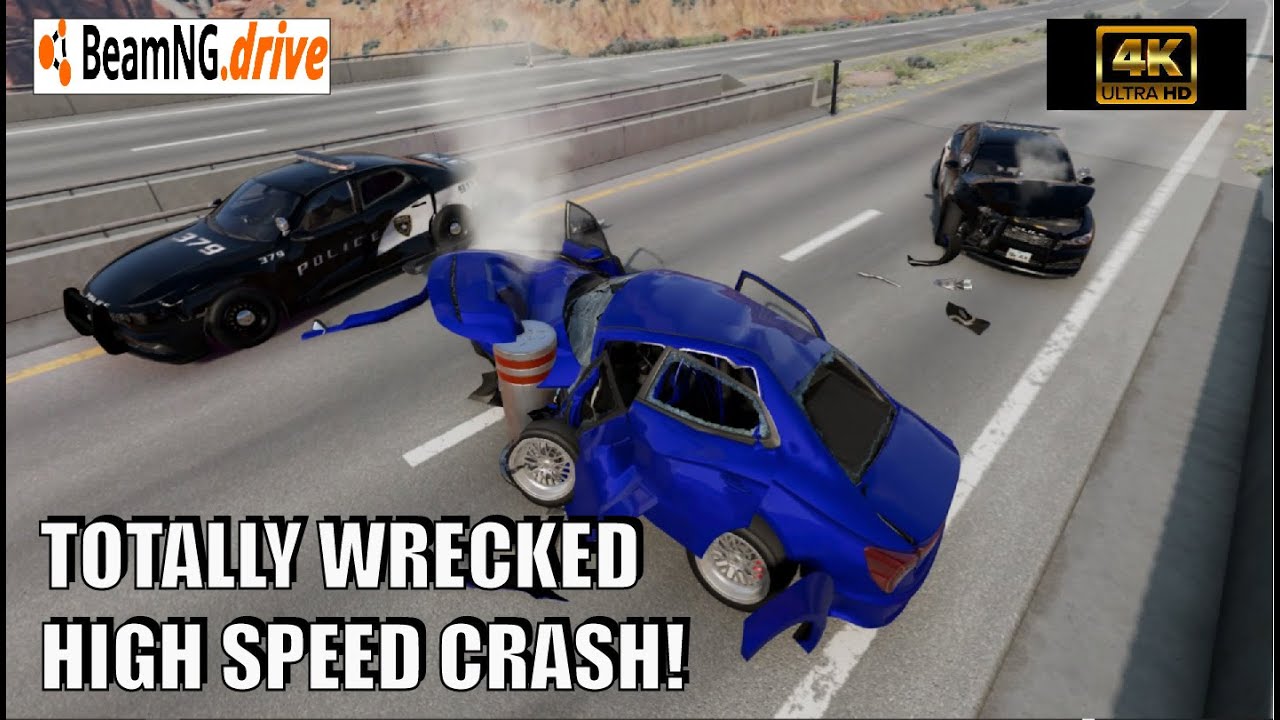 Realistic crash video BeamNg.Drive - YouTube