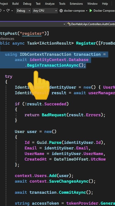 The Secret for Sharing DB Transactions Between EF Core DbContexts - YouTube
