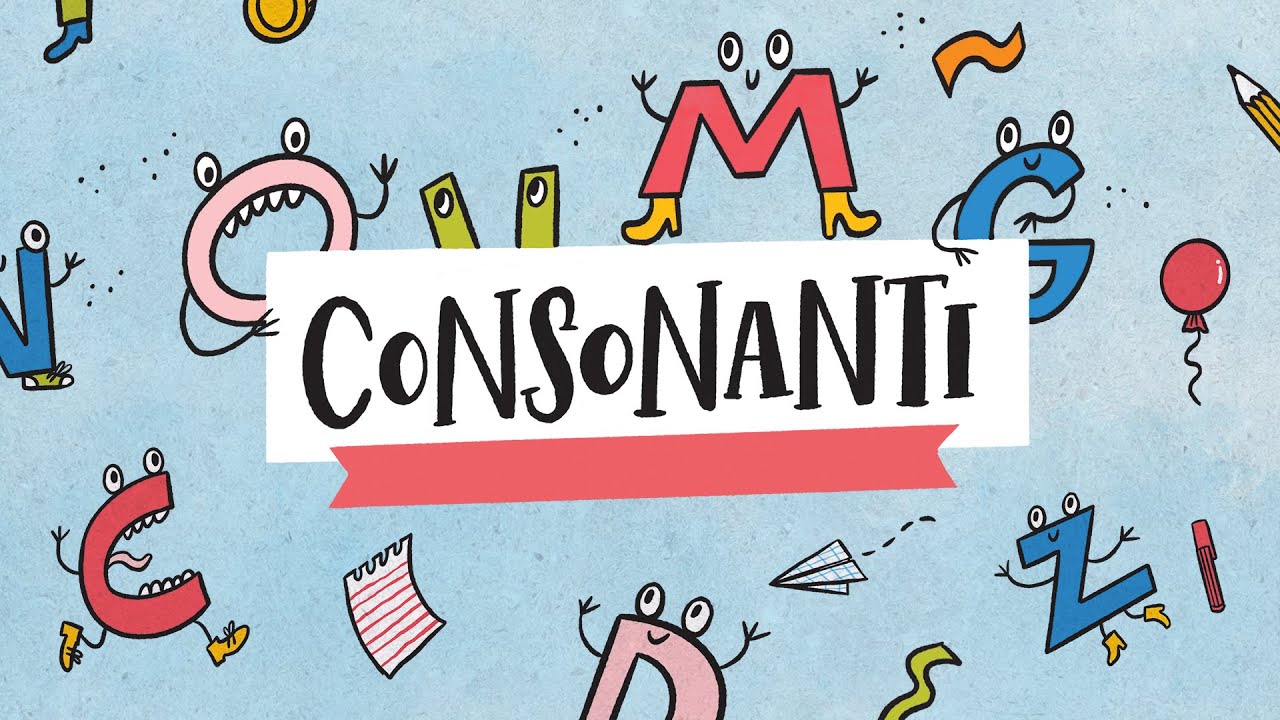 Consonanti | Gioco educativo di parole per arricchire il lessico e ...