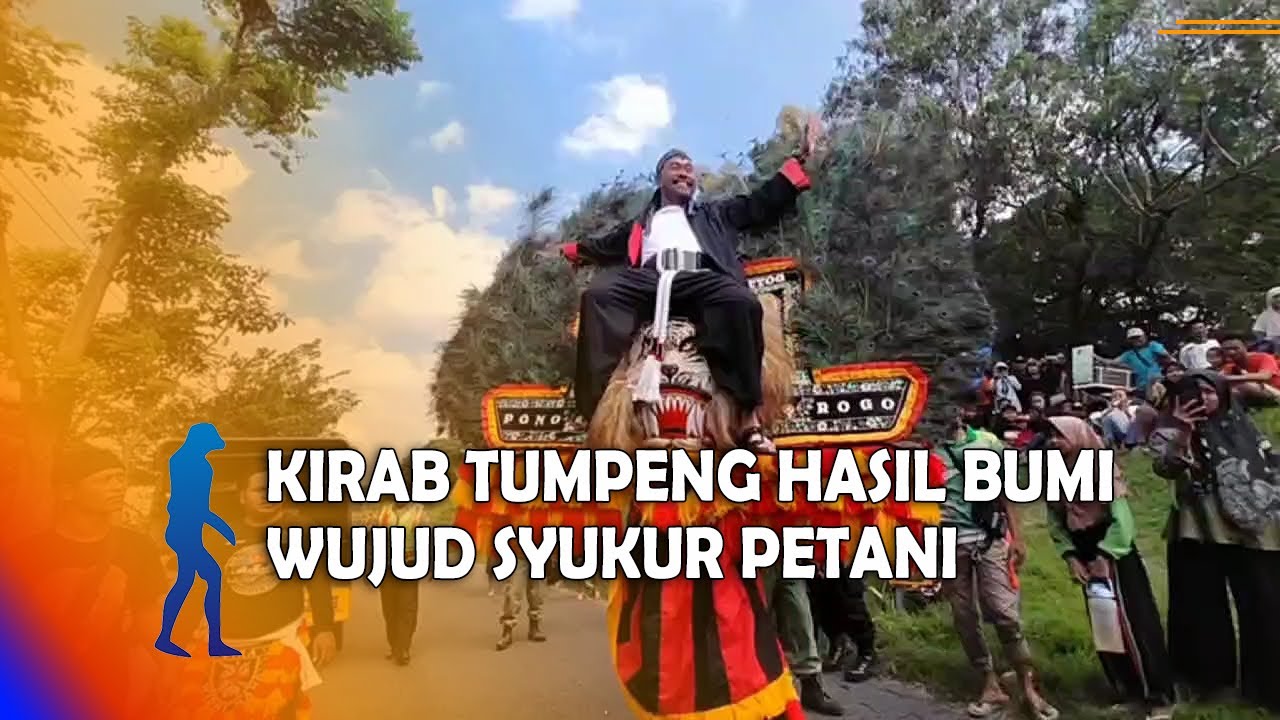 NGANJUK - Kirab Tumpeng Hasil Bumi Wujud Syukur Petani - YouTube