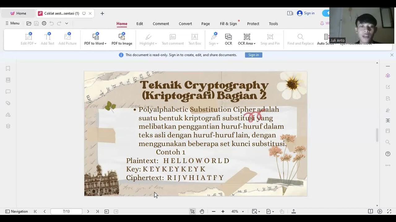 Cryptography bagian 1-3 - YouTube