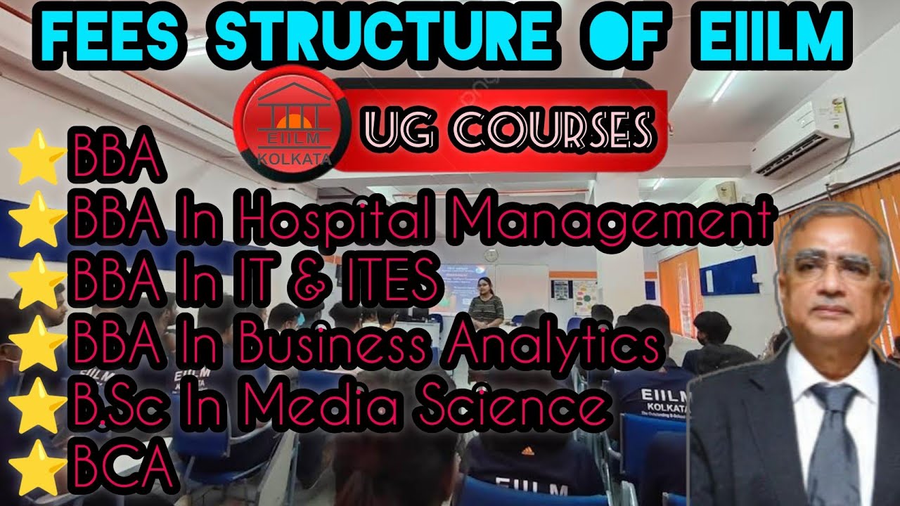 Fees Structure Of EIILM UG Courses | BBA,HOSPITAL MANAGEMENT,IT & ITES ...