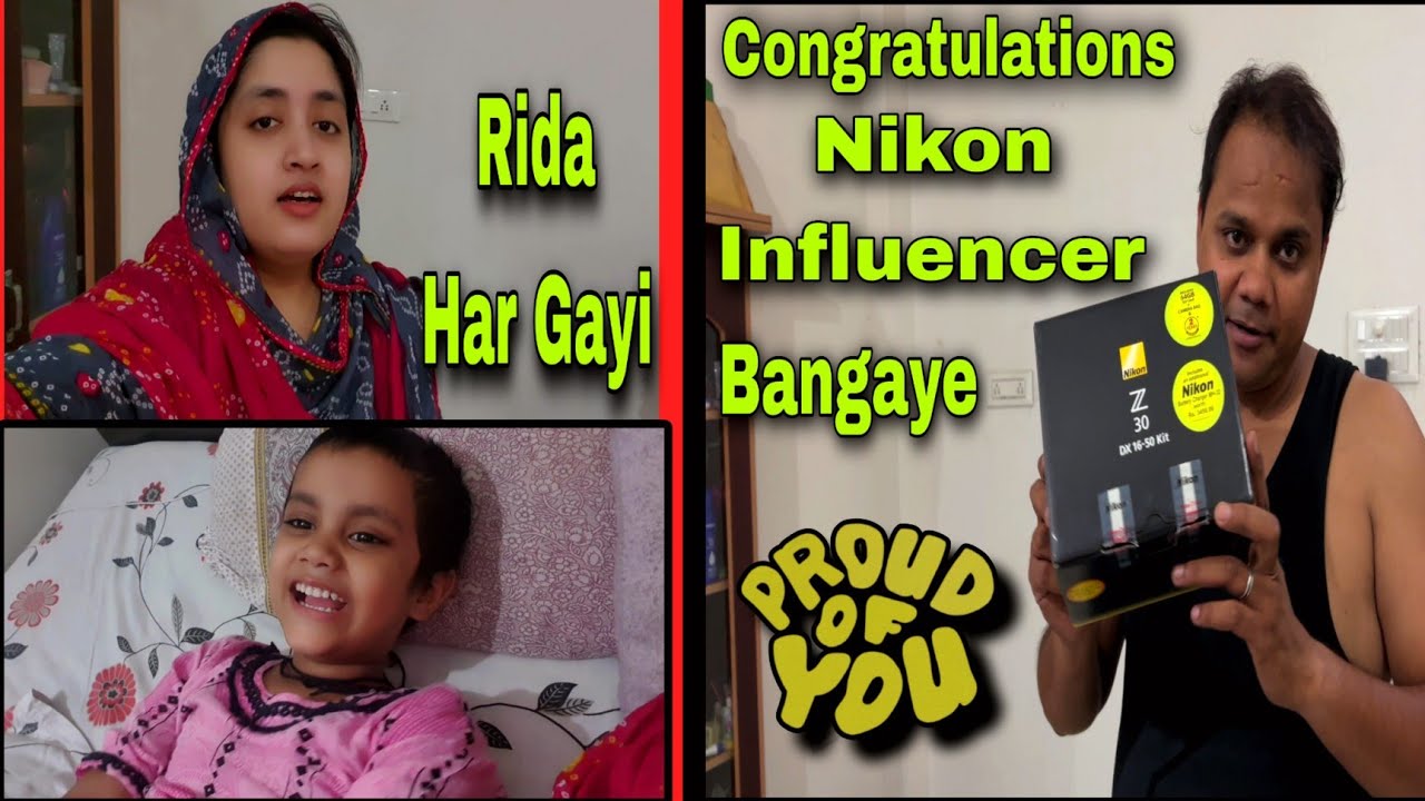 Congratulations Nikon Influencer Bangaye | Rida Har Gai | Shahnaz ...