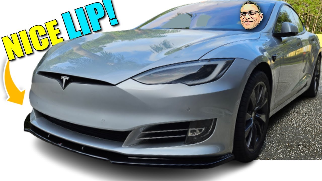 TESLA Model S | Front Lip Spoiler | Complete INSTALL Guide - YouTube