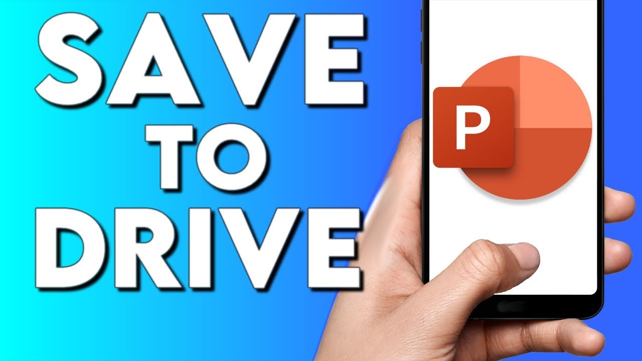 How To Save Presentation Document To Google Drive on Microsoft ...