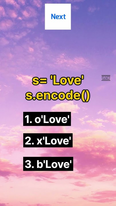 python encode function #quiz #python #pythontutorial #pythonprogramming ...