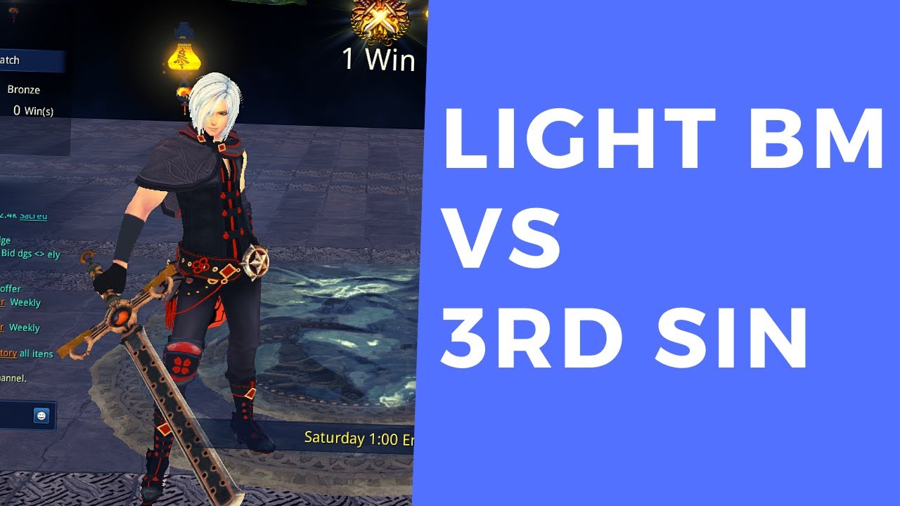 [BNS] PvP - BM 1v1 (Light BM Vs 3rd Spec Sin) - YouTube