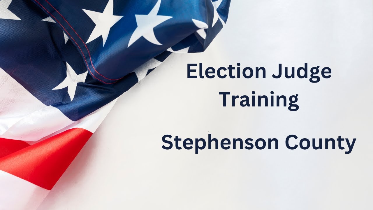 2024 Election Judge Training - YouTube