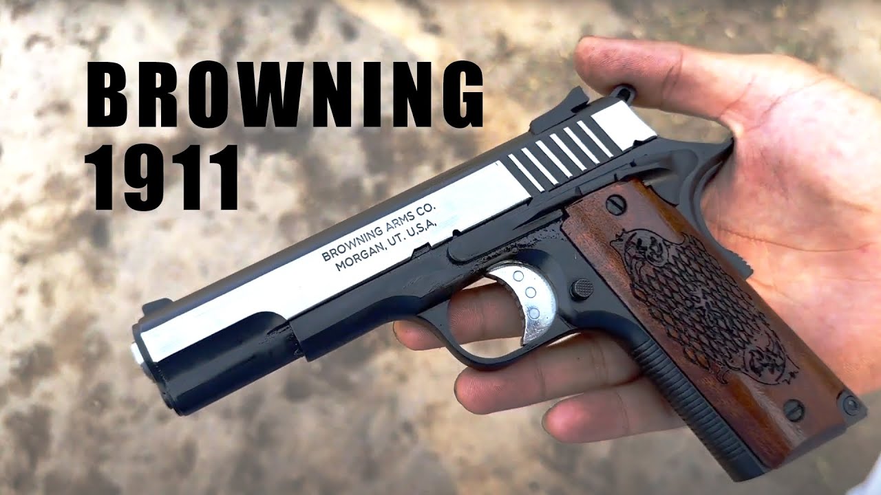 Browning 1911 in 9mm | Test Firing - YouTube