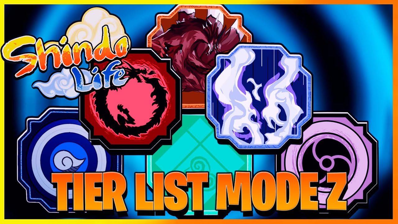 TIER LIST MODOS NO Z NO SHINDO LIFE - YouTube
