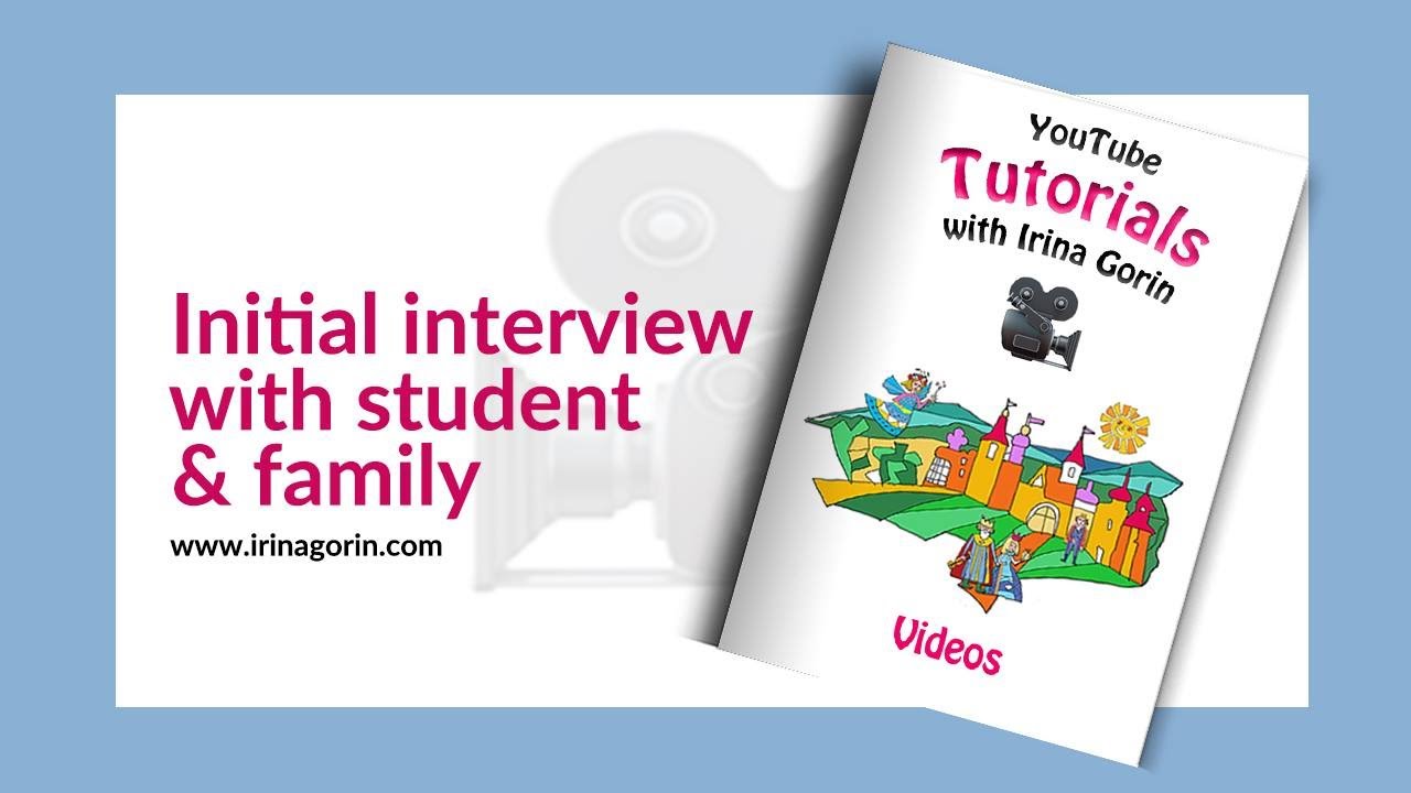 Initial interview with perspective piano student - YouTube