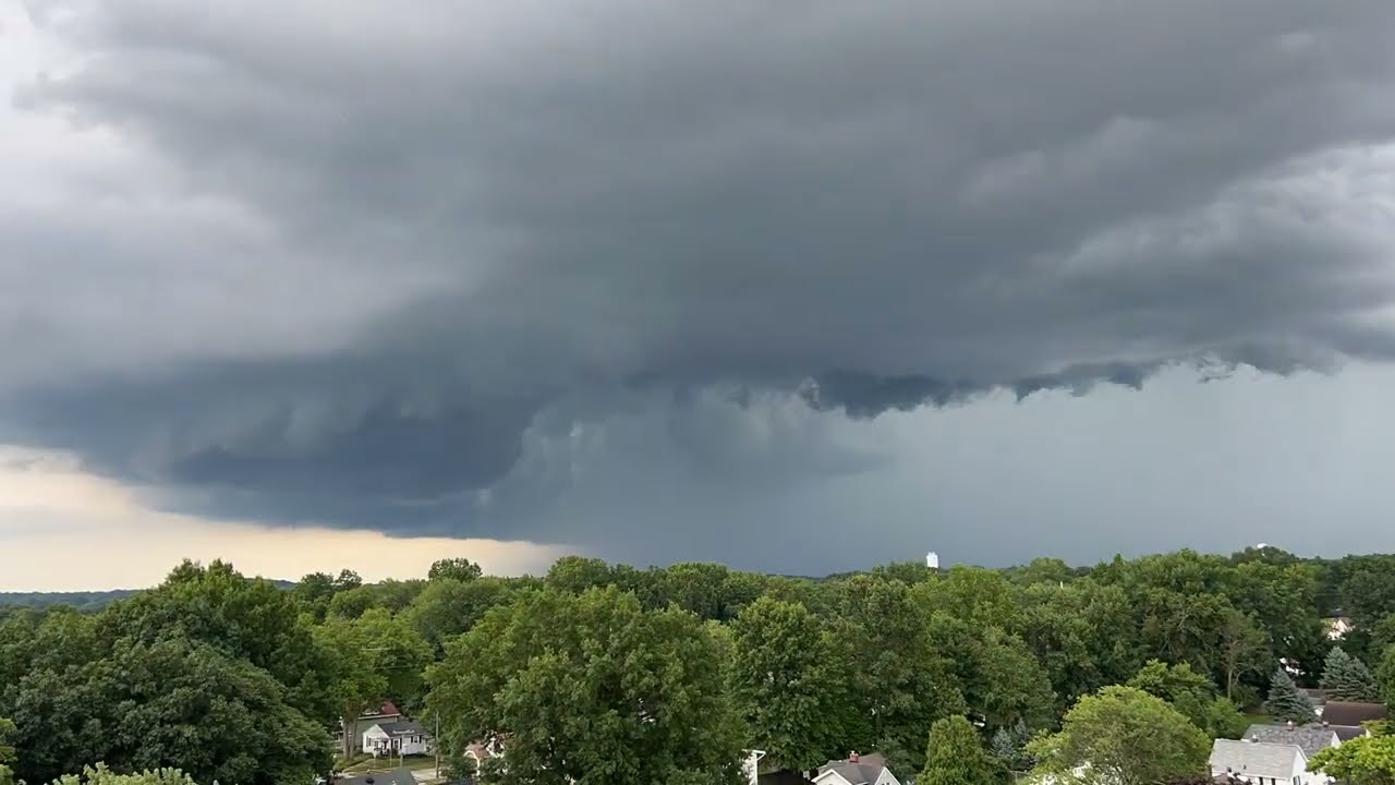 Time-lapse | Strong Pulse Thunderstorm | 8/4/2022 - YouTube
