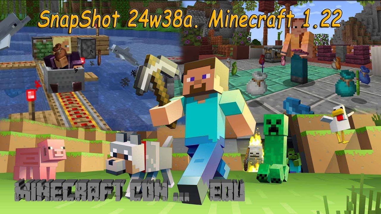 SnapShot 24w38a. Minecraft 1.21.2. Sacos de Colores - YouTube