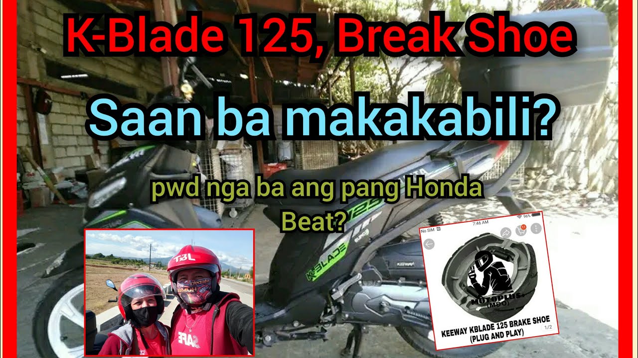 Keeway kblade Break Drum naka Budol sa Shoppe, tara tignan kung fit nga ...