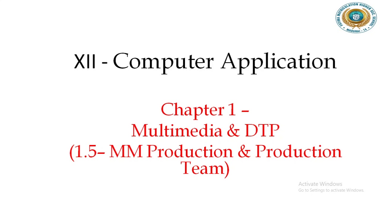 12 CA MM chapter 1.5 & 1.6 - YouTube