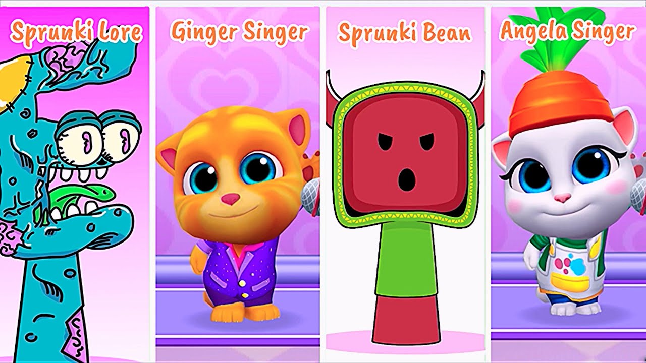 Who Will Prevail: Sprunki Lore Sprunki Bean Vs Ginger Angela Singer ...