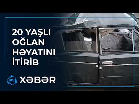 Tovuzda avtomobil qəzası baş verib