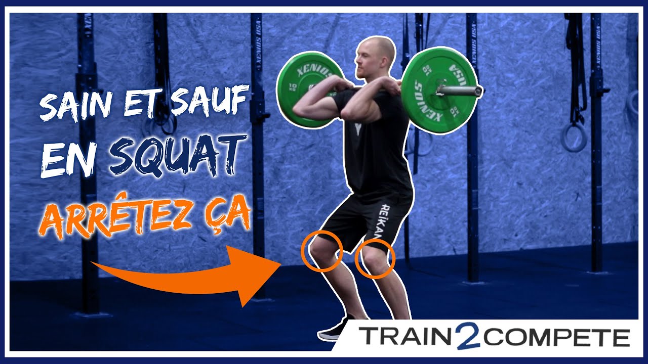 LE SQUAT ET LES DOULEURS AUX GENOUX EN CROSSFIT - YouTube