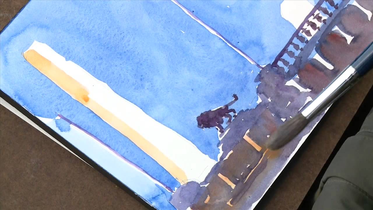 How to Paint a Winning Watercolour with Danny Markey HD - YouTube