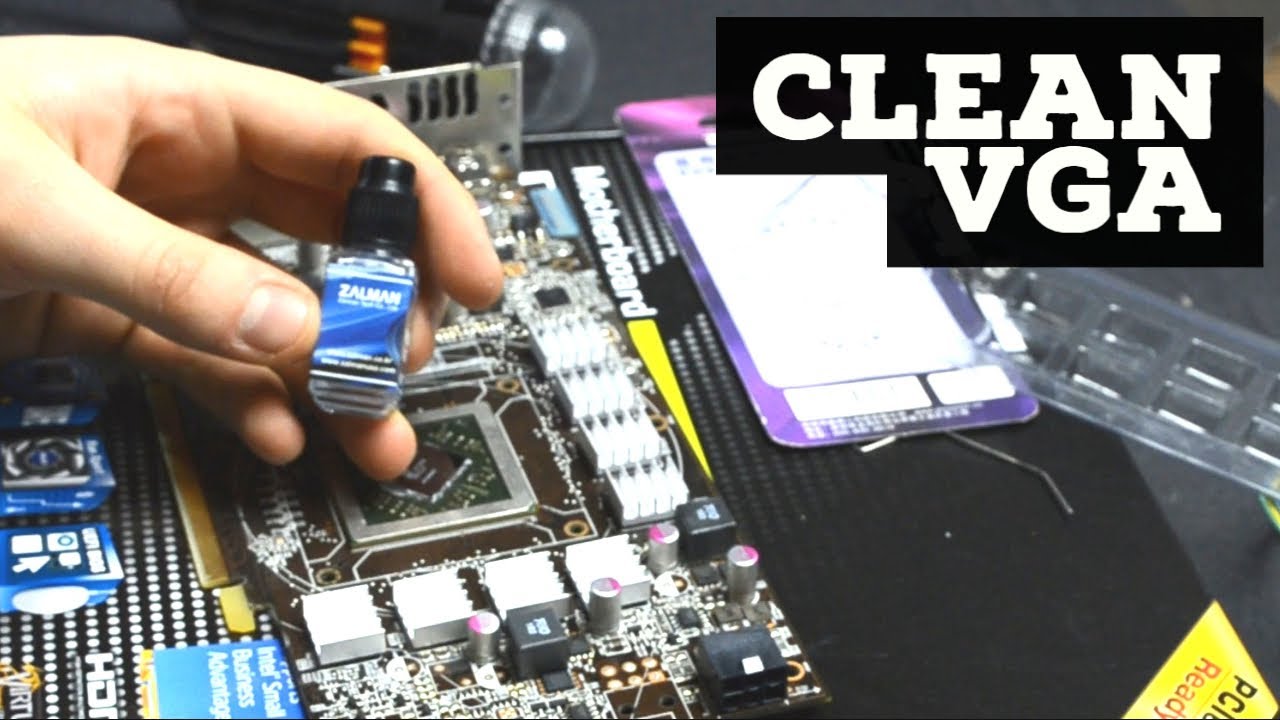 How to Clean MSI VGA/GPU at Home DIY - YouTube