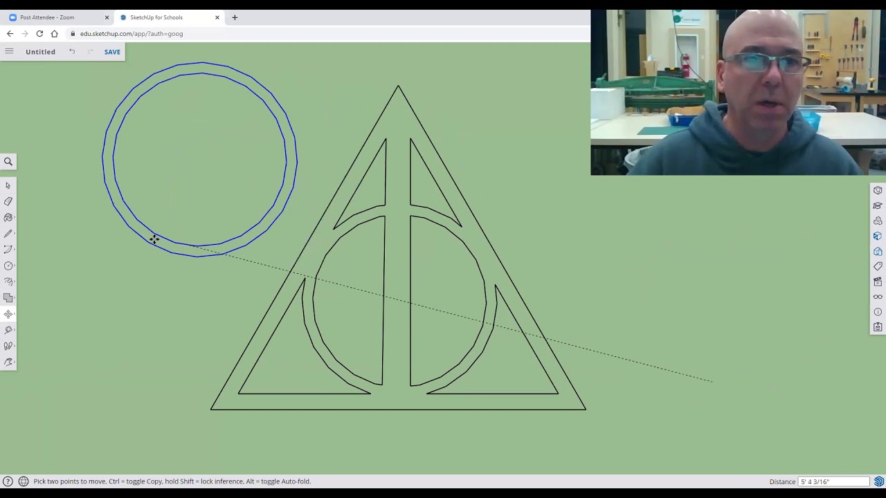 How to make a sticker in Sketchup for schools - YouTube