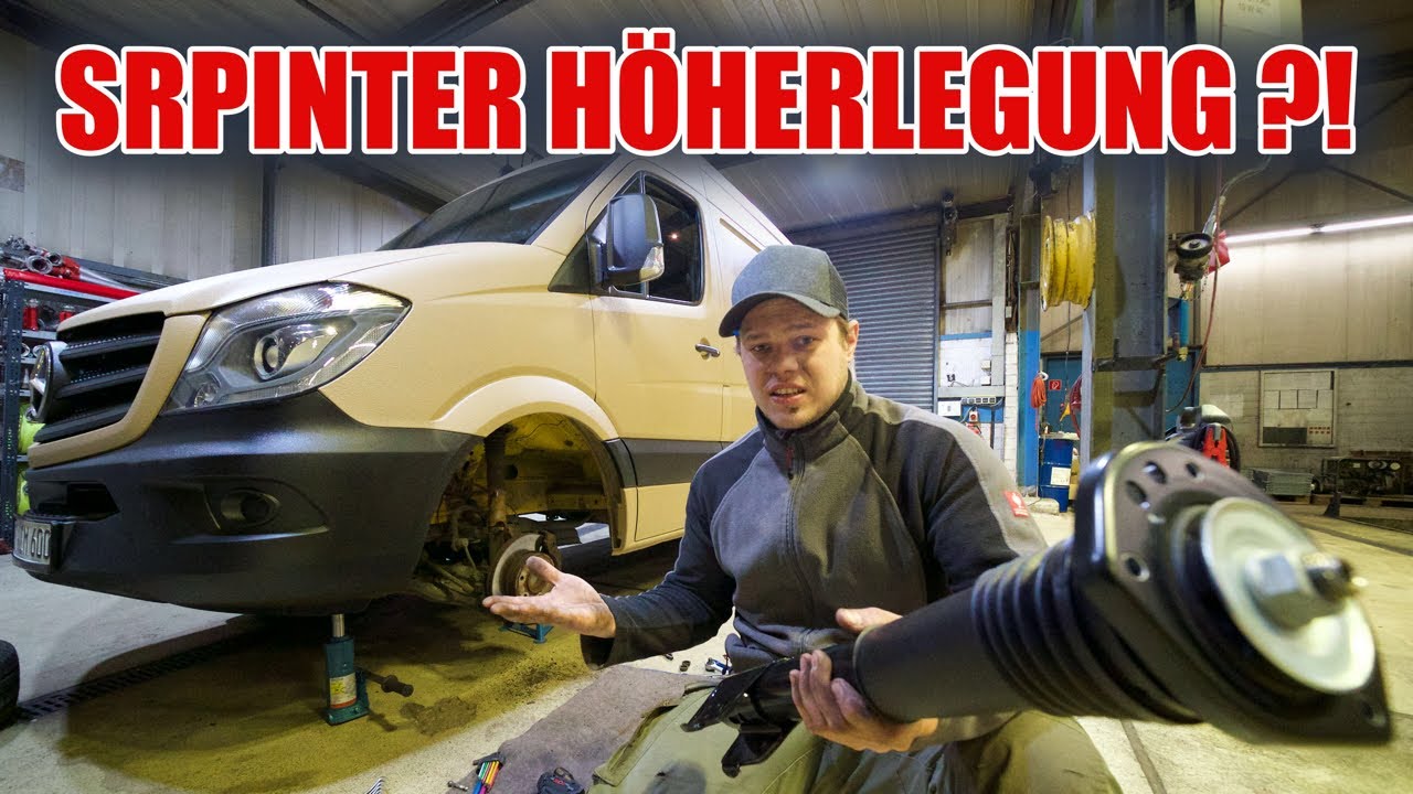 SPRINTER LIFT KIT 🤓 - Möglich mit original 4x4 Dämpfern ? 🤦🏼| ItsMarvin ...