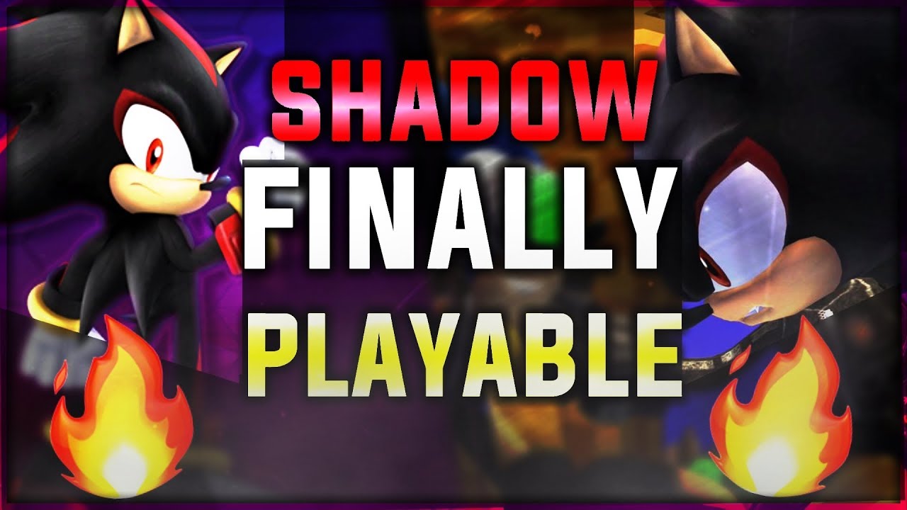 SHADOW FINALLY PLAYABLE IN SMASH! | The Best Smash game - YouTube