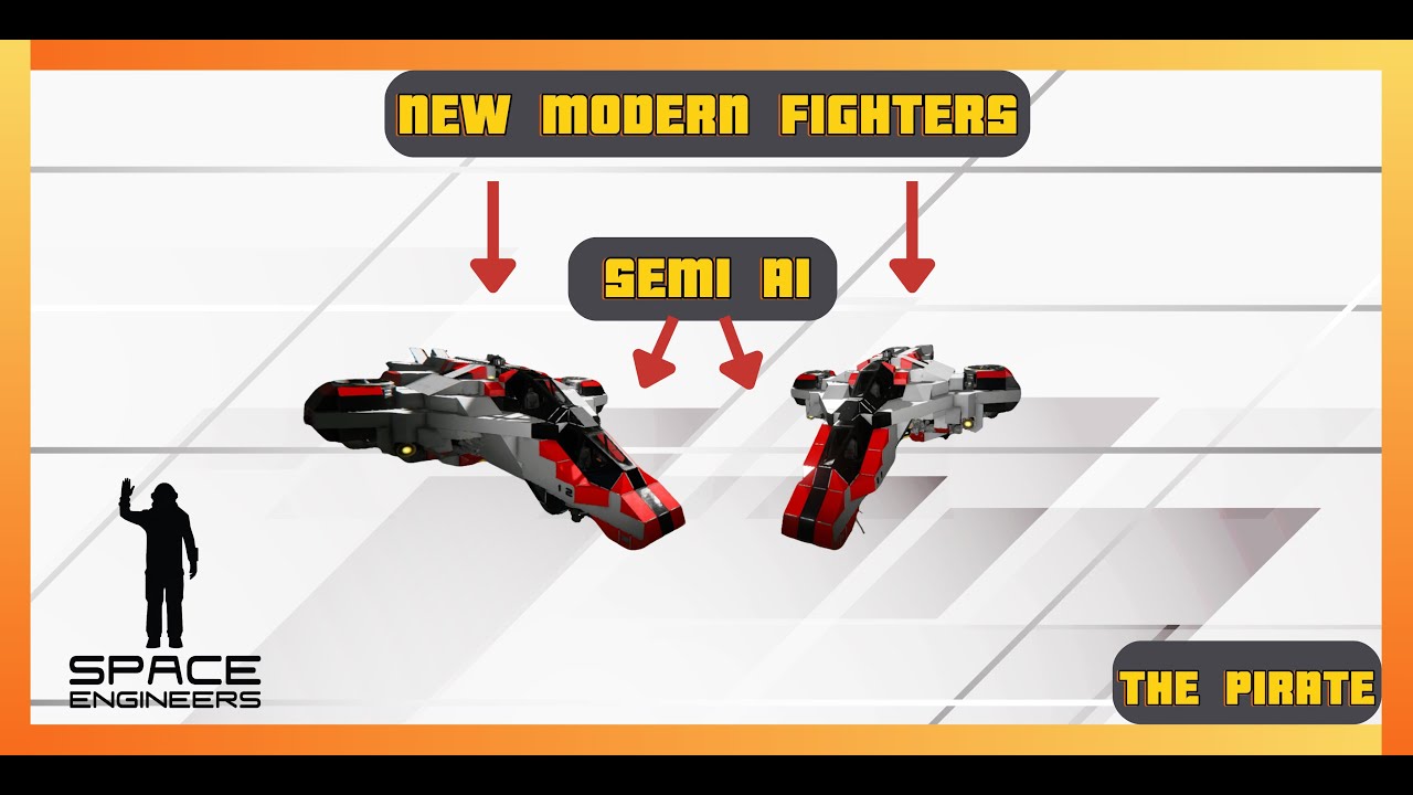 Space Engineers | New BEST Space Fighters i have BUILT!! - YouTube