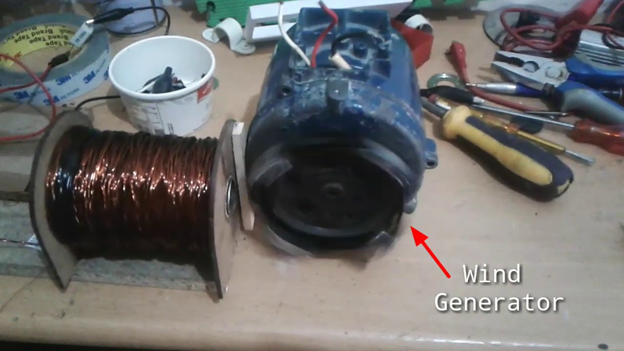 Wind turbine + Bedini Motor | bedini motor usage - YouTube