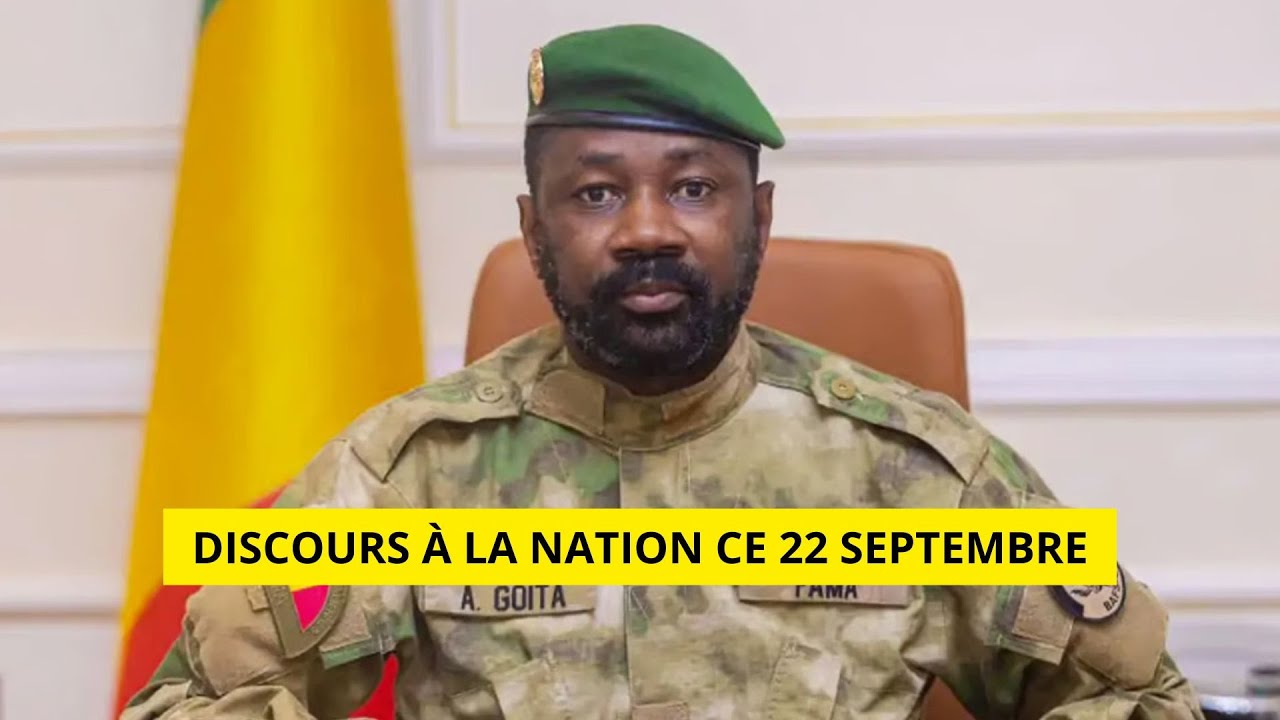 Le Président de la Transition, Col. Assimi GOITA, prononce un Discours ...