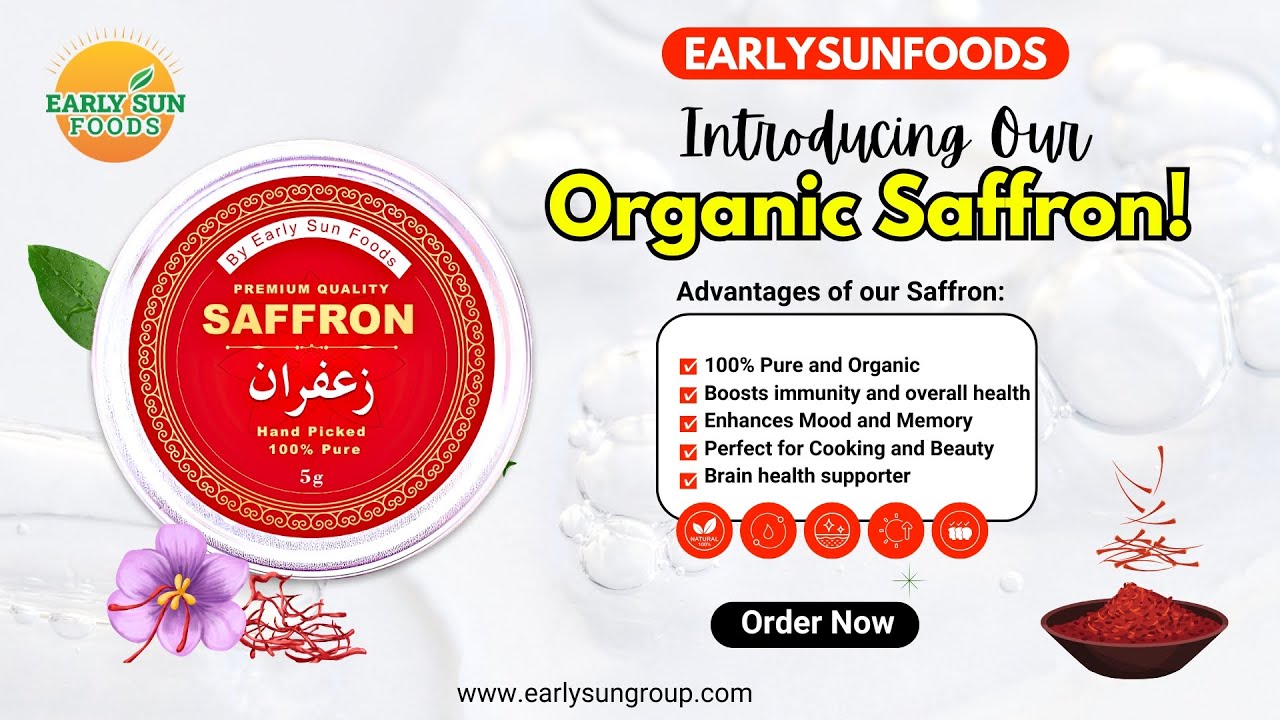 Saffron | Organic Saffron by Early Sun Foods - YouTube
