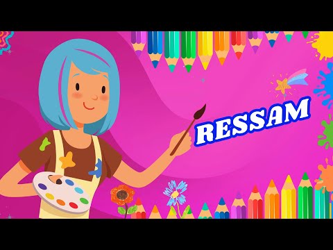 Ressam Şarkısı | Renkler Şarkısı | Eğlenceli Çocuk Şarkısı | Çocuk Şarkısı Hareketli
