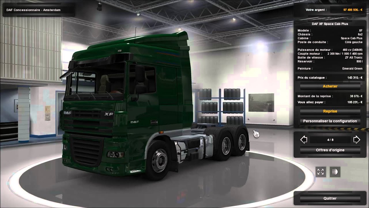 Découverte du Foton Auman sur Euro Truck Simulator 2 - YouTube