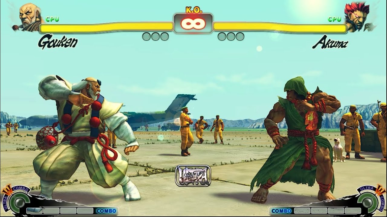 GOUKEN VS AKUMA | CPU VS CPU Ultra Street Fighter IV (Hardest AI) - YouTube