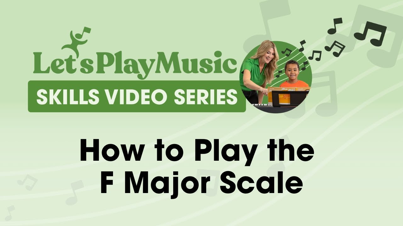 Let's Play Music Skills Video (F Major Scale) - Orange Lesson 4 - YouTube