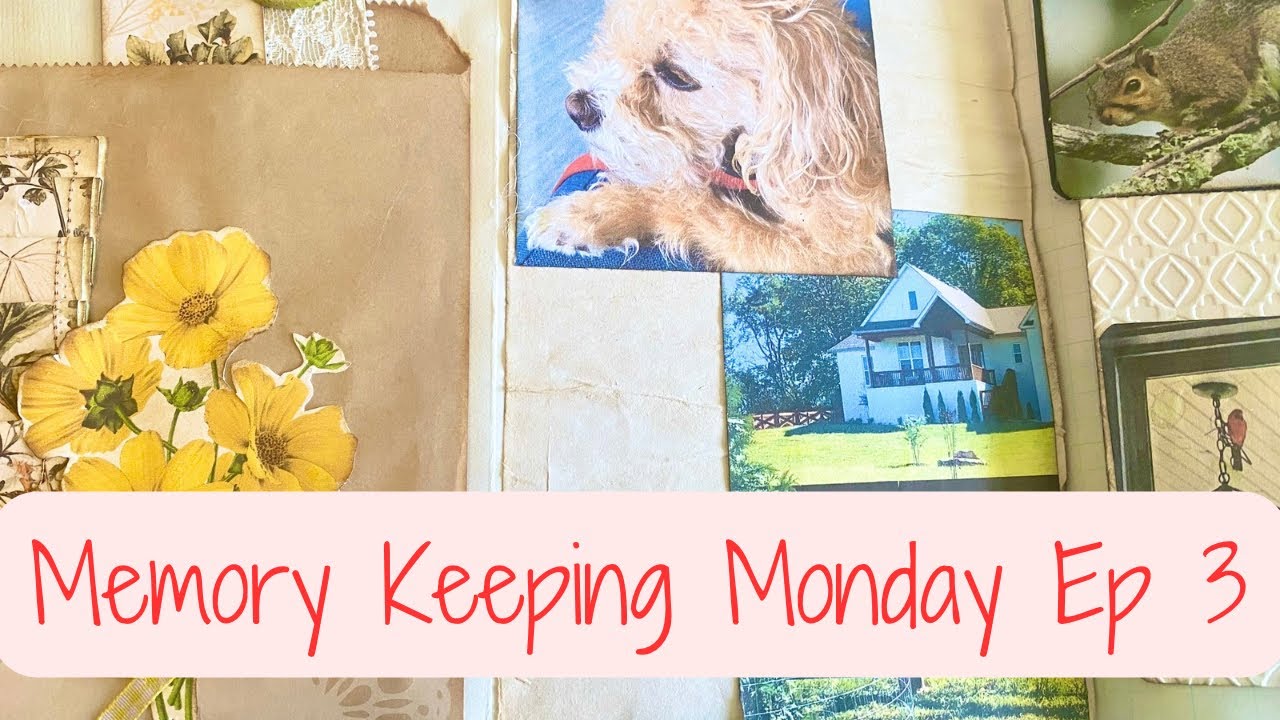 GIVEAWAY! - Memory Keeping Monday Ep. 3 - Junk Journal Ideas - YouTube