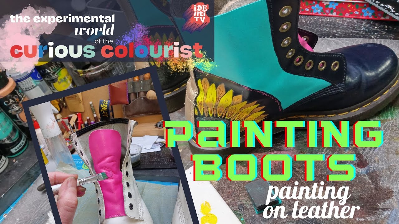 Painting Boots and Shoes - YouTube