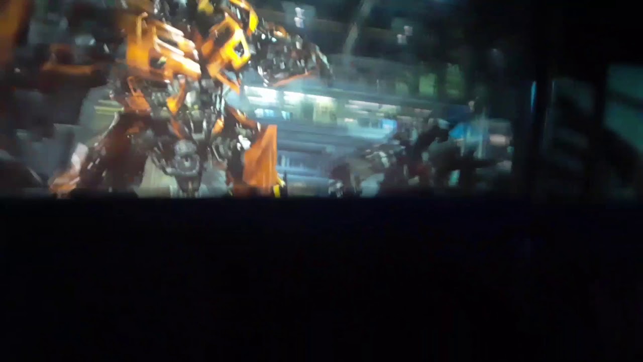 Transformers the ride 3d hollywood - YouTube