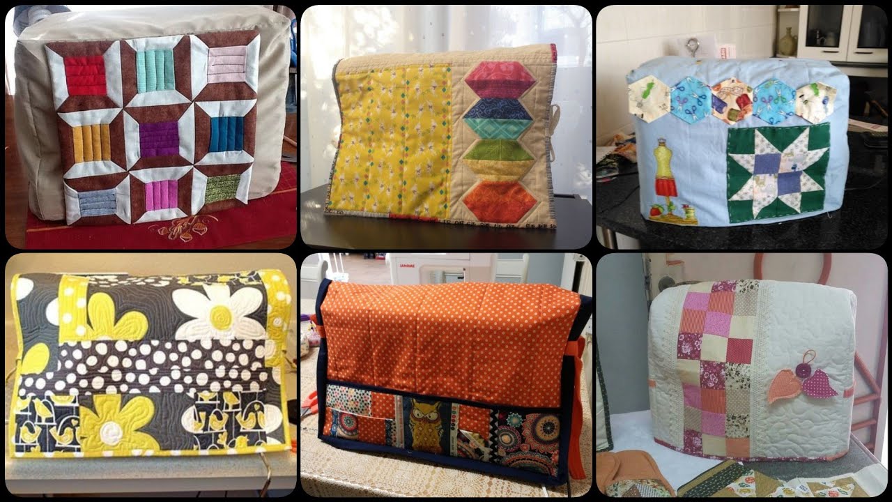 Lovely simple patchwork sewing machine cover@pop-upfashion6327 - YouTube